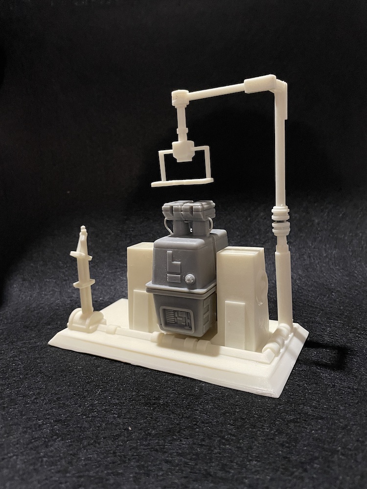 Branding Device operated by 8D8 Droid, 3D Printed ready to be painted ...