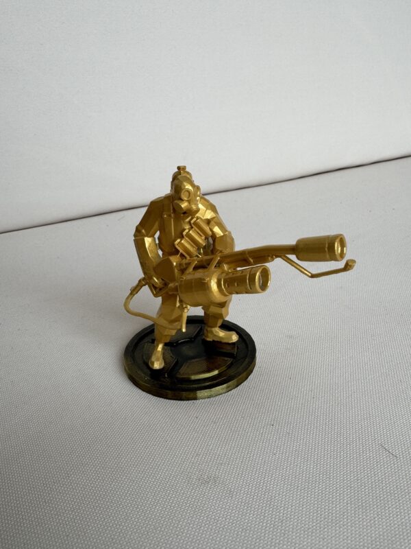 Team Fortress 2 Pyro Figure 3d Resin Printed - Printoutbox