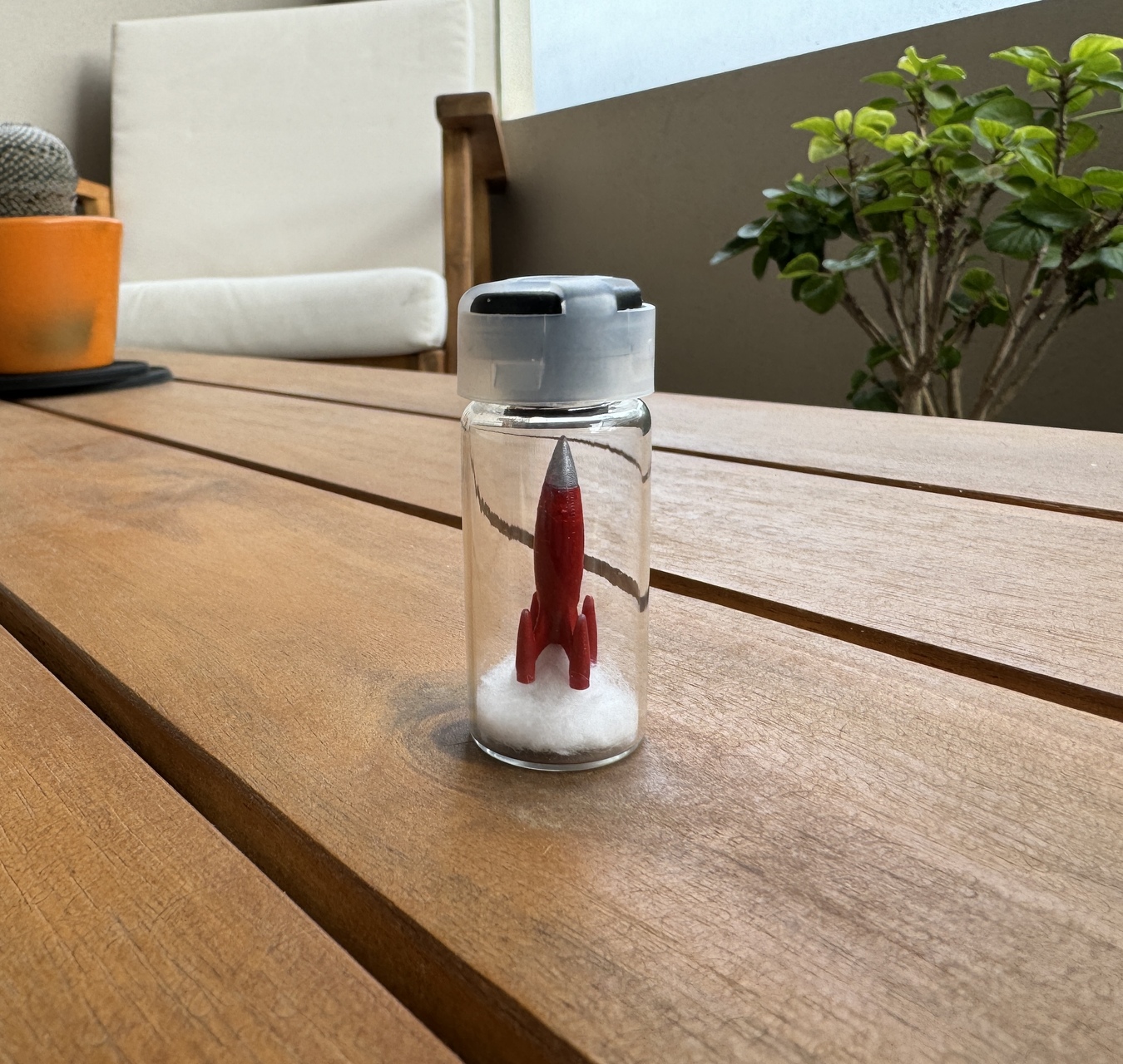 Rocket Launch Miniature, 3D Resin Printed hand Painted. - Printoutbox